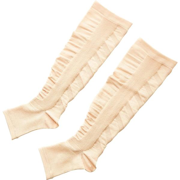 静脈還流促進 むくみ軽減 滞留防止 サポーター リンパ サポーター ソックス ふくらはぎ 足首 脚 むくみ 着圧 医療 ムクナイト ふくらはぎカカト付きサポーター コジット 送料無料 送料込み