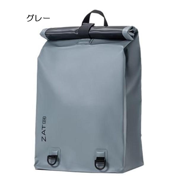 ZATドライバッグバックパックタイプ グレー G330-2367 リュック アウトドア キャンプ 防水 丸洗い可能 リュックサック 無縫製