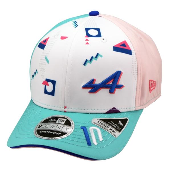 通常8,360円 → 40%OFF 5,016円種類：9SEVENTY STRETCH-SNAPサイズ：頭回り約57〜61cm（スナップ調整）素材：ポリエステル、エラスタン製造国：中国アルピーヌF1チームの公式ファングッズです。F1マイアミ...