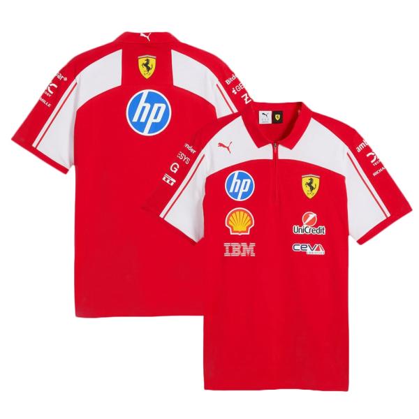 素材：コットン 100％製造国：トルコ備考：ファスナー開閉象徴的なスクーデリアレッドを基調にホワイトのディテールによってさらに引き立てられています。欧州規格のサイズ表記です。身幅/着丈/裄丈の計測数値を参考に、お持ちの服と測り比べてサイズを...