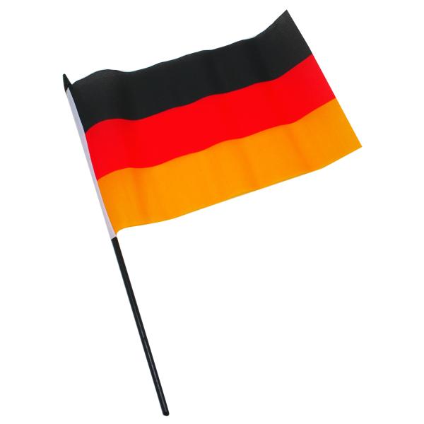 旗のサイズ：15x22.5cm素材：ポリエステルプラスチックポール付き使い易いハンディータイプの小旗です！これなら周りの観戦者の邪魔になりません！