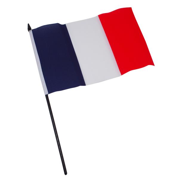 旗のサイズ：15x22.5cm素材：ポリエステルプラスチックポール付き使い易いハンディータイプの小旗です！これなら周りの観戦者の邪魔になりません！