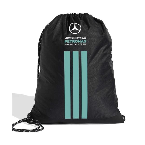 素材：ポリエステルサイズ：横幅・約33cm 縦幅・約45cm 容量・14.4L製造国：ベトナムメルセデス - AMG ペトロナス フォーミュラ1 チームのDNAジムサックは、普段使いにも観戦にも最適です。洗練されたデザインと象徴的なチームロ...