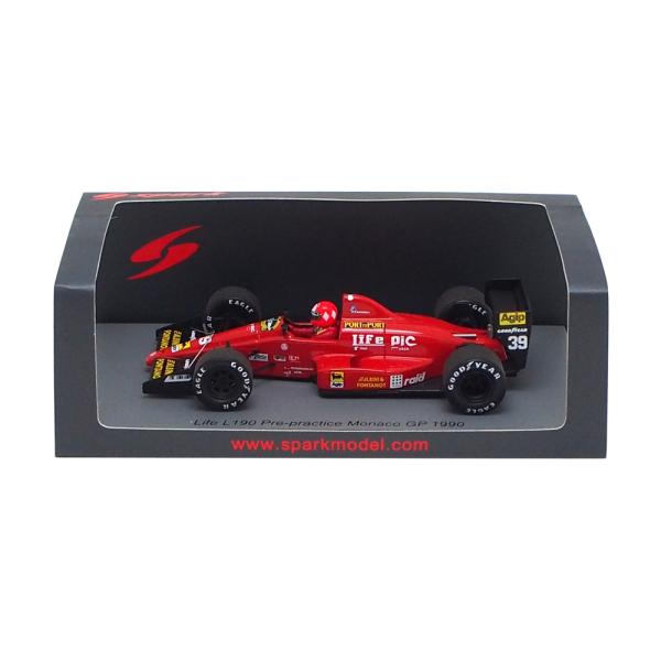 品番：S3923素材：レジン製造国：マダガスカル1989年にマーチのF1テストを行ったジャコメリは1990年第3戦より新興チーム、ライフのドライバーとしてF1へ復帰。この時点で37歳であり、ネルソン・ピケ、中嶋悟と共に最年長F1ドライバーの...