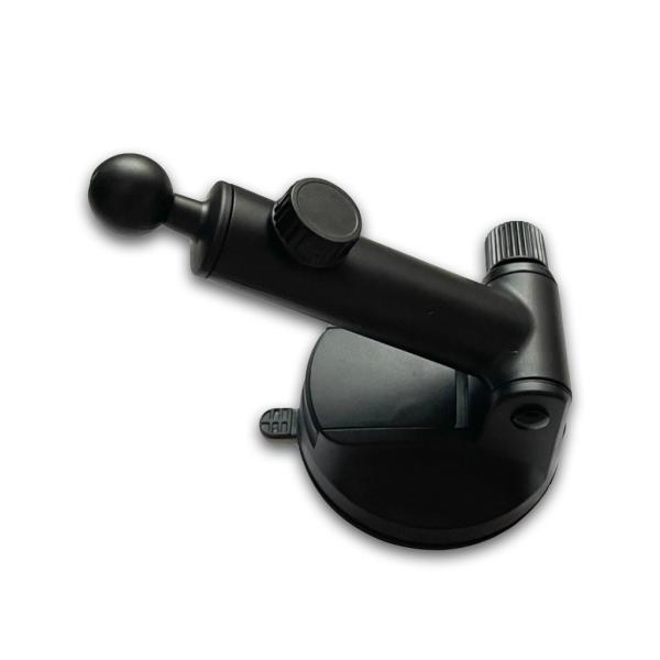 車載用充電器（CMS1)の取付部にジャストフィットする取り付け器具。車内でスマホの充電やナビとして使用するときなど、ダッシュボードの上などに吸盤で固定できるホルダーです。吸盤にゲル素材が塗布され、吸着力を強化しています。急ブレーキや悪路走行...