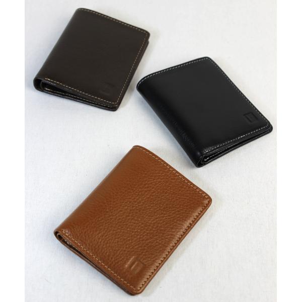 配送料無料 日本全国レターパックにてお届します。コントラストステッチを施し、革の良さを実感できるソフトな手触りです。カード、札入に対応した小型薄型の二つ折メンズ財布です。究極の機能美をもった大人のモダン、手になじむグリップ感、スタイリッシュ...