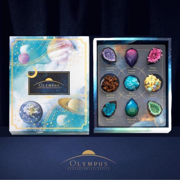 ≪2025/12/25 0:00 販売開始≫〜オリンポス〜聖なるバレンタインに贈る、惑星と神話のショコラ。神話に願いを込めて、大切なひとにショコラを贈ってはいかがでしょうか。≪星の結晶/宇宙鉱物標本≫宇宙の彼方に想いを馳せて、惑星の結晶をイ...
