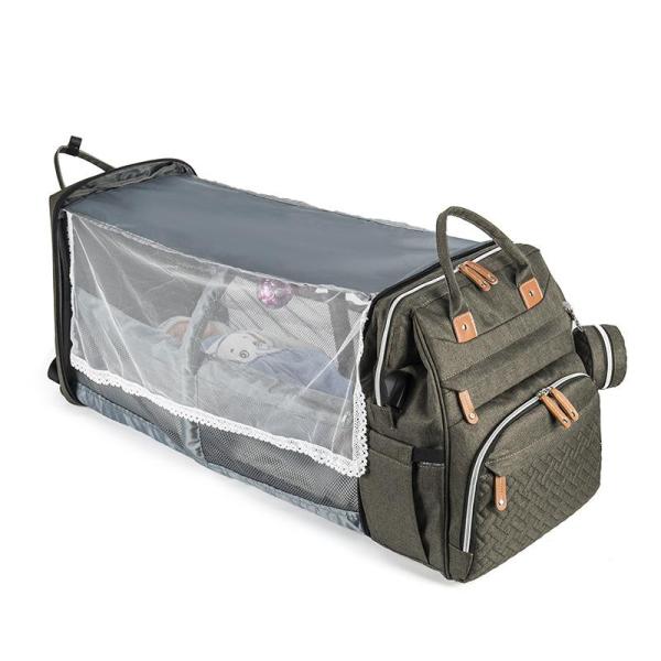 蚊よけ、赤ちゃんも心地よく寝れます。簡単におむつ替えが可能です。赤ちゃんに安心感を与え快適な眠りをサポートします。赤ちゃんを包み込む仕様で、添い寝の時にパパ、ママが寝返りを打っても安心です。コンパクトに収納でき、軽量で持ち運びも楽々！外出、...