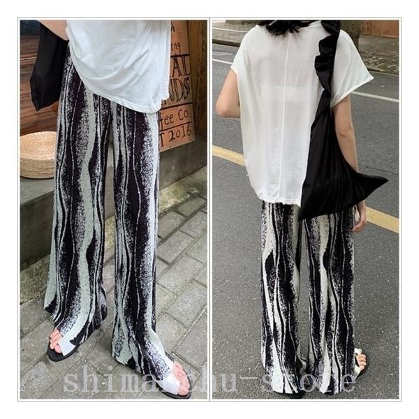 【カラー】ブラック　【サイズcm】M　ボトム丈102　ウエスト(ゴム)58　ヒップ86　股上35　腿幅60　脚幅64　裾口70L　ボトム丈103　ウエスト(ゴム)62　ヒップ90　股上36　腿幅62　脚幅66　裾口71★☆彡ラフに着られる素...