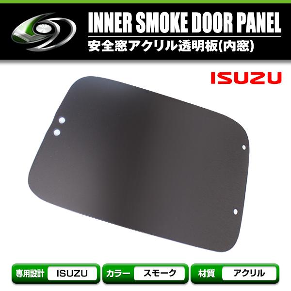 【適合車種】・車種：いすゞ320フォワード用いすゞ大型ギガ(H6.2?H27.10)いすゞ4t320フォワード(H6.2?)・カラー：スモーク(透明)【商品説明】いすゞ ギガ フォワード 320 安全窓 スモーク内窓用 透明※内窓のガラスと...