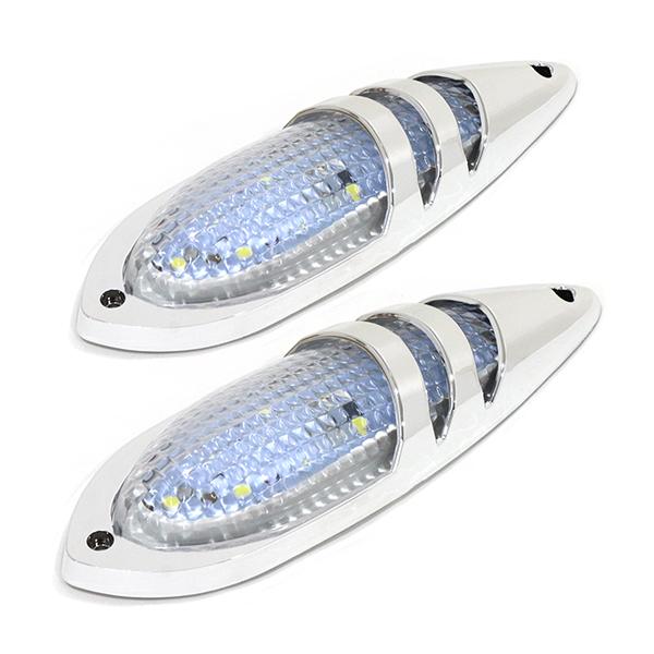 【商品詳細】・カラー：ホワイト・サイズ：縦　：約20cm横幅：約6cm高さ：約10cm※商品の取り付け前に、トラックの仕様に合わせて電圧や取り付け位置を確認してください。※また交通法規に従って正しい位置に取り付けてください。・電源：DC24...