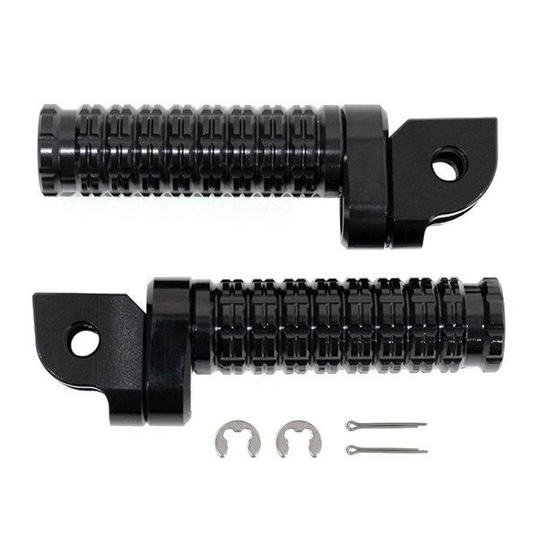 【商品詳細】・商品仕様：【商品サイズ】全長(取付け部含む）約120mmステップ長 約78mmステップ直径 約24mm【素材】アルミ アルマイト表面処理【カラー】ブラック【適合車種】スズキ ジクサー150 GSX1400 バンディット1250...