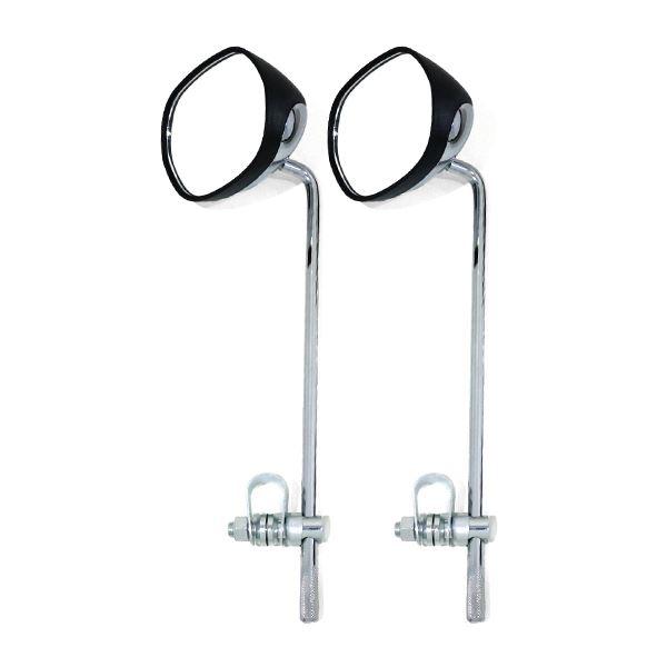 【商品詳細】・■参考適合車種：Z1 Z2 Z750 FX CBX GT380 モンキー ゴリラ 自転車 GT380 旧車 GS400 リード 等々ナゾロッキー 絶版 キジマ【商品説明】未使用 ナポロッキーミラー 当時物タイプ 左右セット 社...