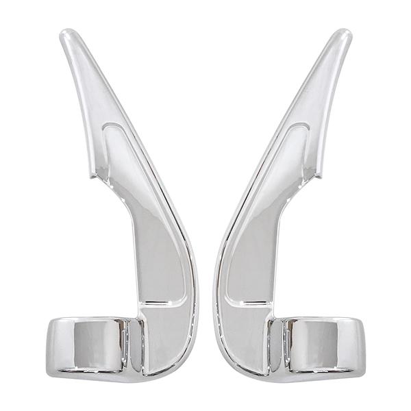 【適合車種】・メーカー：三菱・車種：パジェロ・型式：V21 V23 V24 V25 V26 V34 V43 V44 V46 V55・年式：H6〜【商品説明】レアパーツ！ミラーの根本の部分をメッキ仕様に！！ミラーカバーは一般的ですが、同時に根...