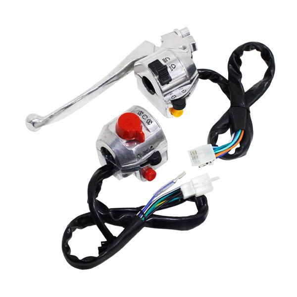 【商品詳細】・商品仕様：【適合車種】CB250N / CB400N / CB250T / CB400T / バブ / ホーク / ホーク2 等 【ハンドル径】7/8インチ 22mm ハンドルバーのバイクに流用可能です。【セット内容】左クラッ...