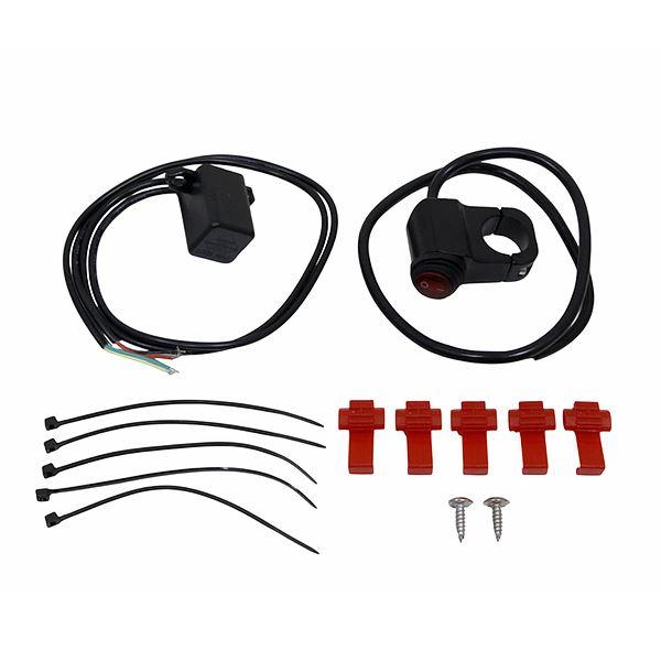 【商品情報】・商品仕様：【ハンドル径】22mm　φ22　対応【最大対応消費電力】50w※取扱説明書は付属しておりません。◆セット内容：リレー：1個スイッチ：1個 付属品：1セット詳細は以下をご確認ください。