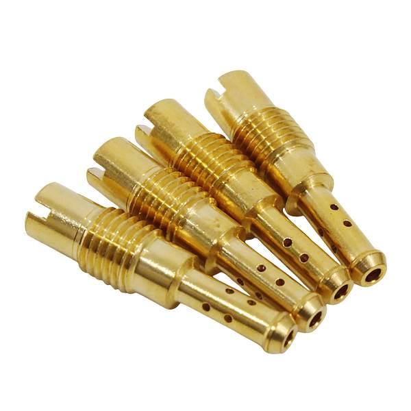 【商品詳細】・商品仕様：セッティング用スロージェット×4・番手：#38・サイズ：画像をご確認ください【商品説明】【 スロージェット セッティング用 #38 4本 1台分 セット 】ボアアップや吸排気系カスタムを行ったバイクに！スロージェット...