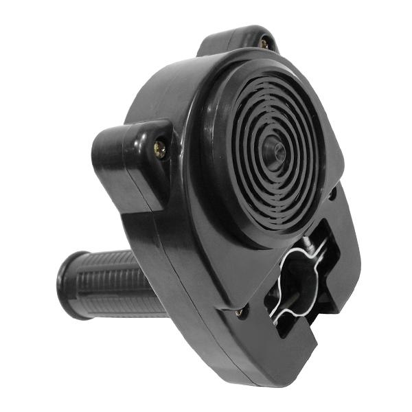 【商品詳細】・仕様：【適合サイズ】バーの太さ約18mm-23mm未満対応【商品詳細】本体x1カラー：ブラック（黒）※別途プラスドライバー必要【商品説明】アクセルを回すとエンジン音（バイク音）に似た音がする、子供用おもちゃです。取り付けは既存...