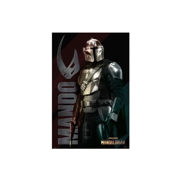 マンダロリアン　Mandalorianのポスターです。イギリス（スペイン）からの並行輸入商品です。フラットな状態で輸入され日本国内で検品ロール状に梱包をしております。サイズは61cmX91.5cm　海外版サイズですライセンスはすべて海外メー...