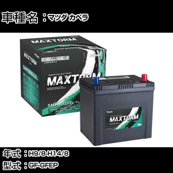 マツダ カペラ 【年式型式】H9/8-H14/8 GF-GFEP 【仕様】2000cc/寒冷地仕様車 適合参考  MAXTORM SMF(シールド) SMF90D23L