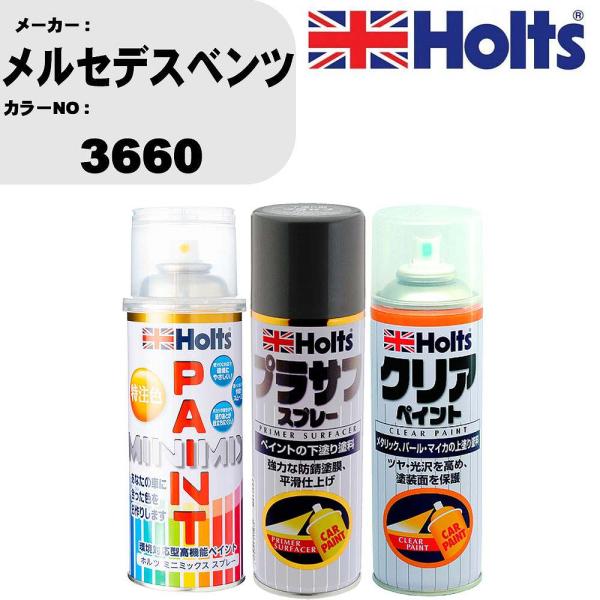 商品名 ペイントスプレー &amp; プラサフスプレー &amp; クリアスプレー セット【カラースプレー情報】メーカー ホルツカラーメーカー メルセデスベンツカラー品番 3660カラー名称 ルビーライトレッドM備考1 別途クリヤー塗装で艶...