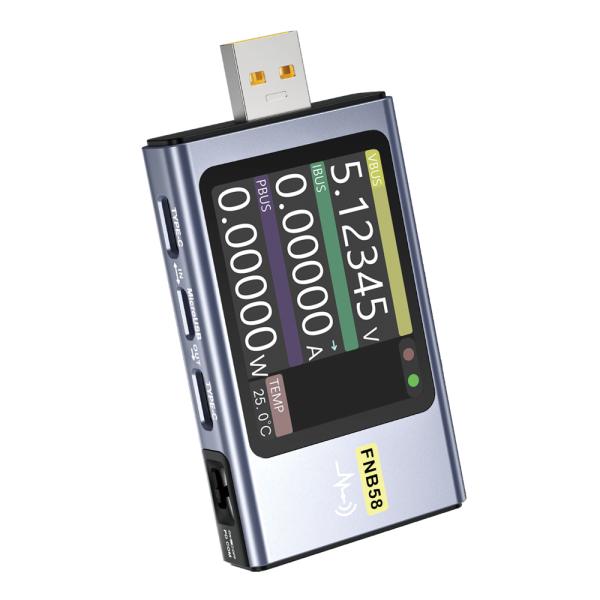 信頼性・安全性が高いUSB電圧および電流検出メーター、モバイル通信端末の急速充電トリガーです。2.0インチのフルカラー超広視野角TFT LCDディスプレイ、統合されたUSB-A、Micro-USB、Type-Cインターフェイスを備えています...