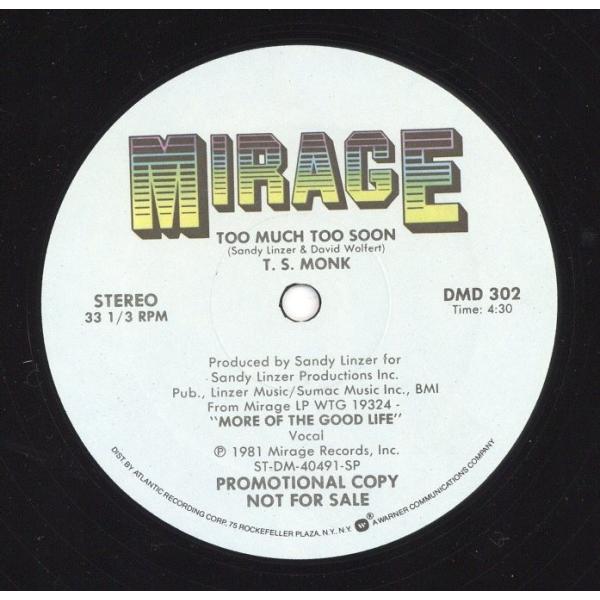 製造国 : US　　リリース年 : 1981　　レーベル : Mirage　　品番 : DMD 302 　　　　スリ傷有るがプレイＯＫ。Good 80's"Bon Bon Vie"で知られる彼の'81リリース作品!! ギターカッティングに美...