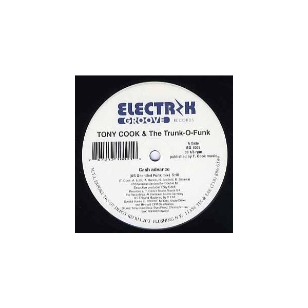 製造国 : US　　リリース年 : 2000　　レーベル : ELECTRIK GROOVE　　品番 : EG1009　　　　'00リリース作。デッドストック入荷。Tony Cook &amp; The Party People名義のグルー...