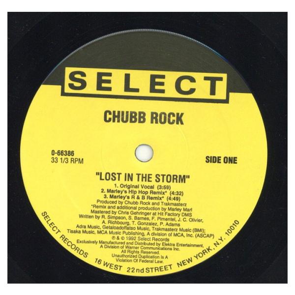 製造国 : US　　リリース年 : 1992　　レーベル : SELECT　　品番 : 0-66386　　　　ジャケ無し。スリ傷有るがプレイＯＫ。'92 US Org。アルバム"I Gotta Get Mine Yo!"からのシングルカット...