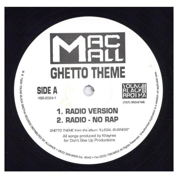製造国 : US　　リリース年 : 1994　　レーベル : YOUNG BLACK BROTHA　　品番 : YBB-2024-1　　　　US Org!! Khayree製作でYBB Classicsに数えられる'93リリースのデビューL...