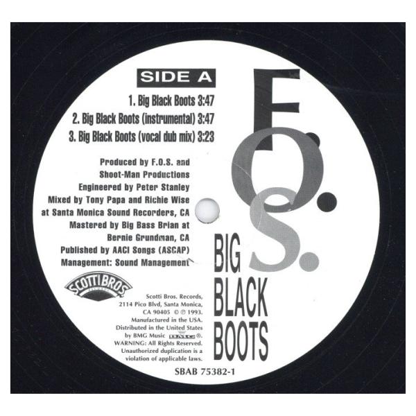 製造国 : US　　リリース年 : 1993　　レーベル : Scotti Bros　　品番 : SBAB 75382-1 　　　　'93 US Org 12"。Smash MouthのSteven Harwellが率いるHip Hopユニ...