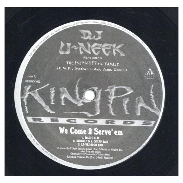 製造国 : US　　リリース年 : 1998　　レーベル : KING PIN　　品番 : KPRPVN-0001　　　　US Org。Bone Familyの人気DJが'99にリリースした名盤"Ghetto Street Pharmaci...