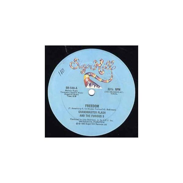 製造国 : US　　リリース年 : 1980　　レーベル : SUGARHILL　　品番 : SH-549　　　　ラベル落書有。スリ傷有るがプレイＯＫ。US Org 12"。Old School Classics。Freedom"Get U...