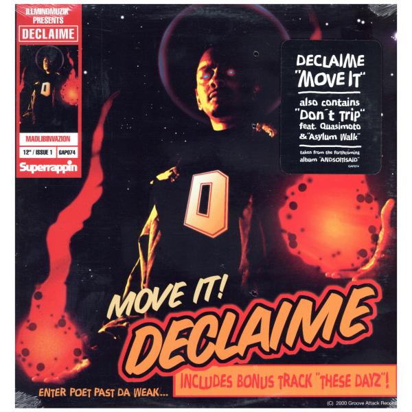 製造国 : US　　リリース年 : 2000　　レーベル : Superrappin / Groove Attack　　品番 : GAP074　　　　'00リリース作。シールド・未開封デッドストック入荷。99年にGood Vibeからデビュ...