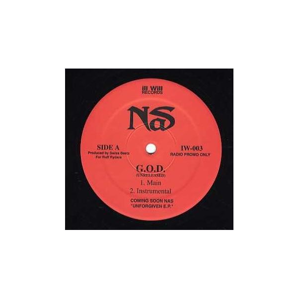 製造国 : US　　レーベル : Ill Will Records　　品番 : IW-003　　　　"Gods Son"からの未発表曲!! "G.o.d."は、 「G.O.D.S-O-N K-I-N-G O-F N-Y-C, THATS M...