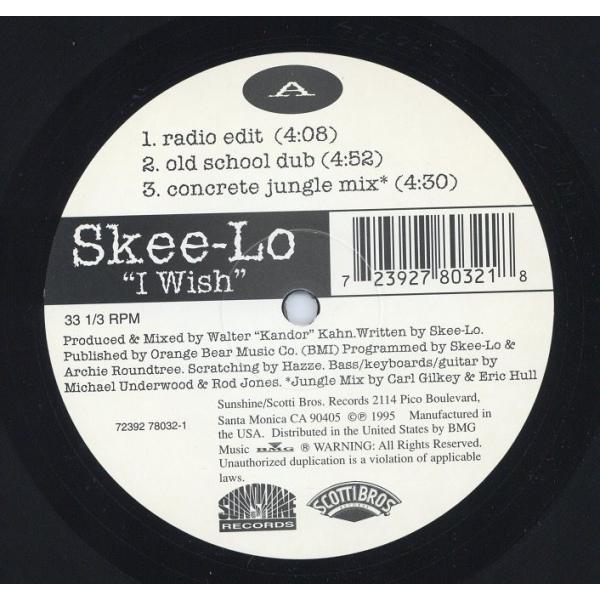 製造国 : US　　リリース年 : 1995　　レーベル : SUNSHINE / SCOTTI BROS　　品番 : 72392 78032-1　　　　'95のデビューアルバム"I Wish"からのタイトルトラックとなるウェッサイ人気盤。...
