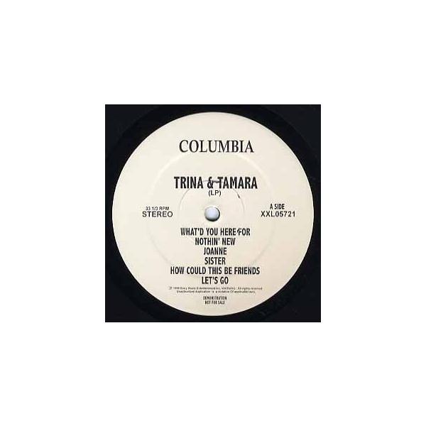 製造国 : UK　　リリース年 : 1999　　レーベル : Columbia　　品番 : XXLP05721　　　　'99リリースのJesse Powellの妹のR&amp;B Duo「Trina &amp; Tamara」のデビュー・ア...