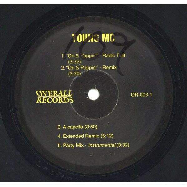 製造国 : US　　リリース年 : 1997　　レーベル : Overall　　品番 : OR-003-1　　　　レーベルBPM落書有。スリ傷有るがプレイＯＫ。'89"Bust A Move"でチャートを制覇した彼が"Get Your Bo...