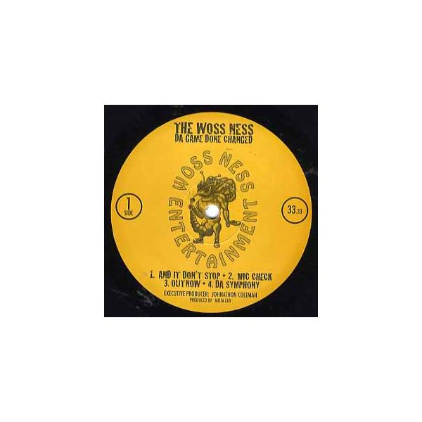 製造国 : US　　リリース年 : 1997　　レーベル : WOSS NESS　　品番 : LIH 3848　　　　レーベルにマジックで落書有。テキサスの真っ赤な南部最強集団'97デビューアルバム"Da Game Done Changed...