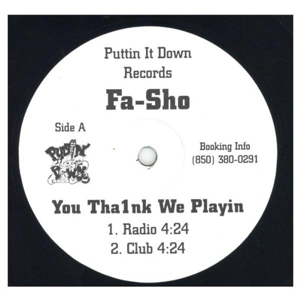 製造国 : US　　レーベル : Puttin' It Down Records　　品番 : L-14769M　　　　スリ傷有るがプレイＯＫ。フロリダ産ドマイナーレーベル「Puttin' It Down Records」から恐らくFa Sh...
