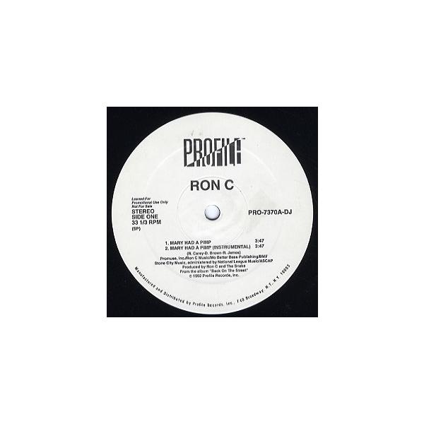 製造国 : US　　リリース年 : 1992　　レーベル : Profile Records　　品番 : PRO-7370-DJ　　　　ダラスO.G.として８０年代末に活躍したNemesisからのソロとして'92の2nd Album"Bac...