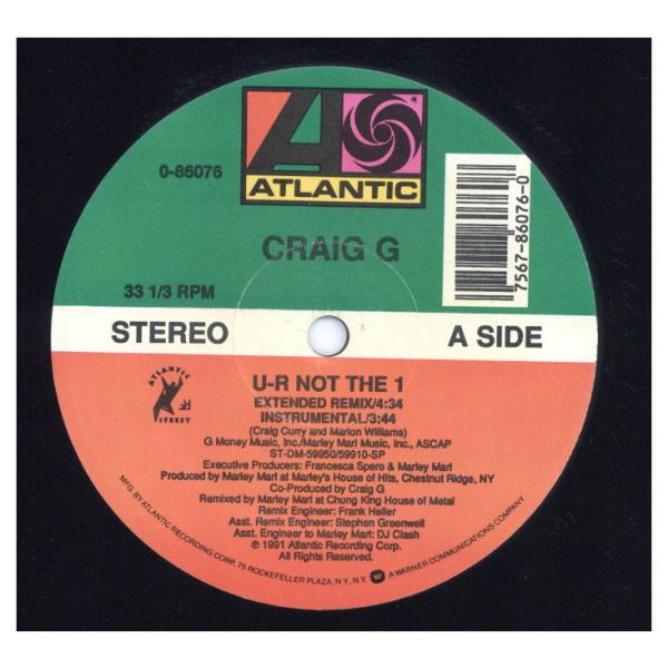 製造国 : US　　リリース年 : 1991　　レーベル : ATLANTIC　　品番 : 0-86076　　　　スリ傷有るがプレイＯＫ。'91 US Org 12"。Pro Marley Marl!! Extend, HipHop両サイド...