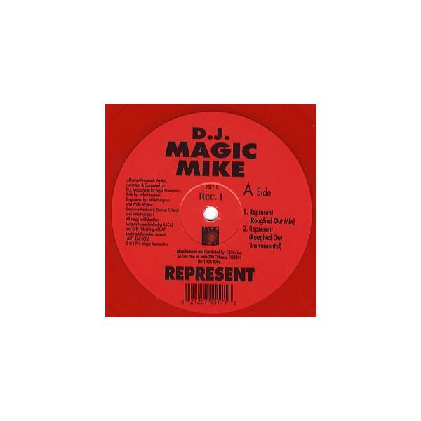 製造国 : US　　リリース年 : 1994　　レーベル : Magic Records　　品番 : 9517-1　　　　フロリダのベテランDJが'94にリリースしたアルバム"Represent"からのタイトル曲!! オススメはイントロから...