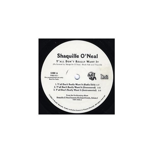 製造国 : US　　リリース年 : 2001　　レーベル : Trauma Records　　品番 : TPRO-157-1　　　　US Org!! '01の"Shaq Presents His Superfriends Vol.1"からの...
