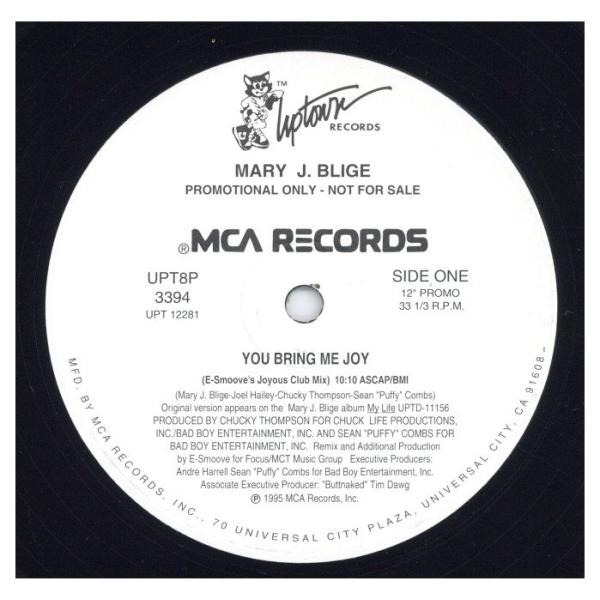 製造国 : US　　リリース年 : 1995　　レーベル : Uptown Records　　品番 : UPT8P 3394　　　　US Org。'94の2nd Album"My Life"からのシングルをE-SmooveがハウスRemix...