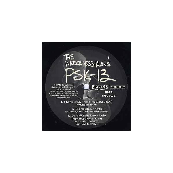 製造国 : US　　リリース年 : 1997　　レーベル : BIGTYME / PROFILE　　品番 : SPRO 30213　　　　US Org!! '97の2枚目となるTxas名盤"Born Bad?"からのシングル!! 今は亡きP...