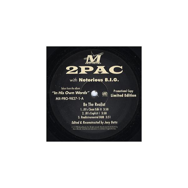 製造国 : US　　リリース年 : 1998　　レーベル : MECCAS RECORDS　　品番 : MR-PRO-9827-1　　　　US Org!! '98のアンダーグラウンドリリースされたAlbum"をIn His Own Word...