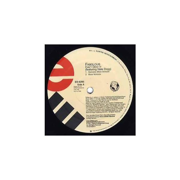 製造国 : US　　リリース年 : 2001　　レーベル : ELEKTRA　　品番 : ED 6295 　　　　'01リリース作!! 大ヒット曲が未使用デッドストックのプロモ盤で入荷!! Elektraからまたフロアを騒がすこと間違い無し...