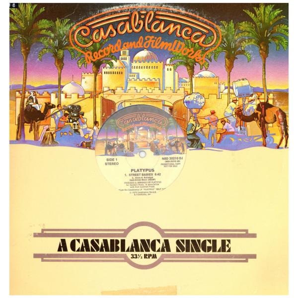 製造国 : GERMANEY　　リリース年 : 1979　　レーベル : Casablanca Records　　品番 : NBD 20210 DJ　　　　Casablancaレーベルジャケット（破れ・テープ補修・BPMシール）。スリ傷有る...