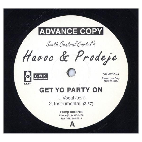 製造国 : US　　リリース年 : 1997　　レーベル : PUMP　　品番 : QAL-657-DJ-A　　　　スリ傷有るがプレイＯＫ。US Org!! South Central Cartelからの人気ユニットが'97にリリースした傑...